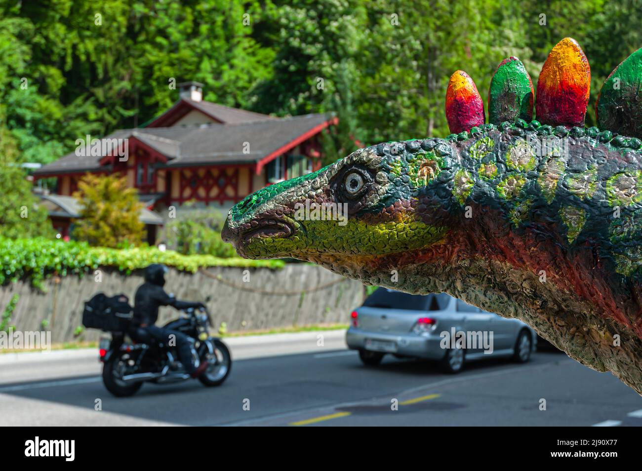 Aathal, Switzerland - May 14, 2022: The Aathal Dinosaur Museum is a ...