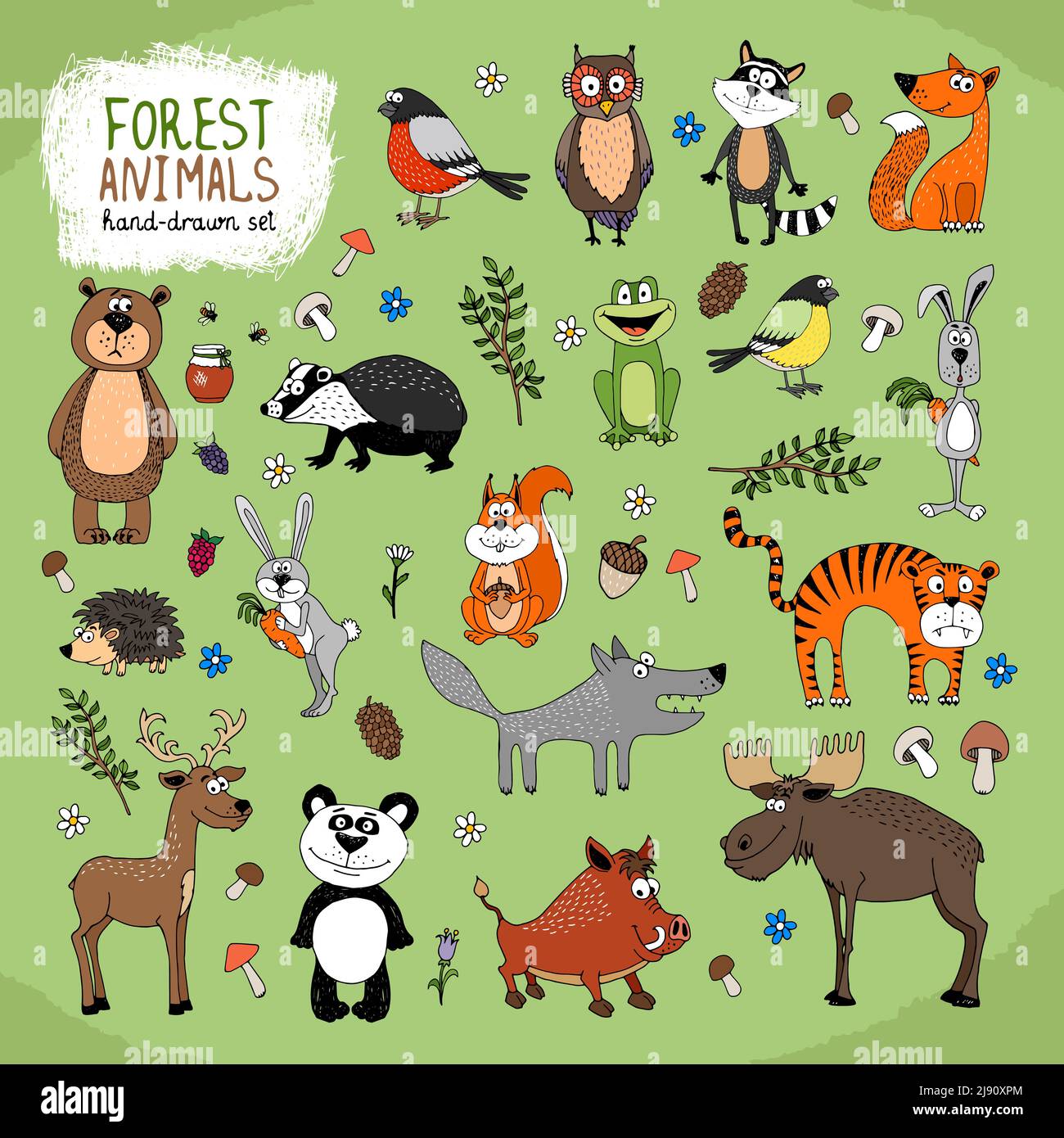 Large thrush Stock Vector Images - Alamy