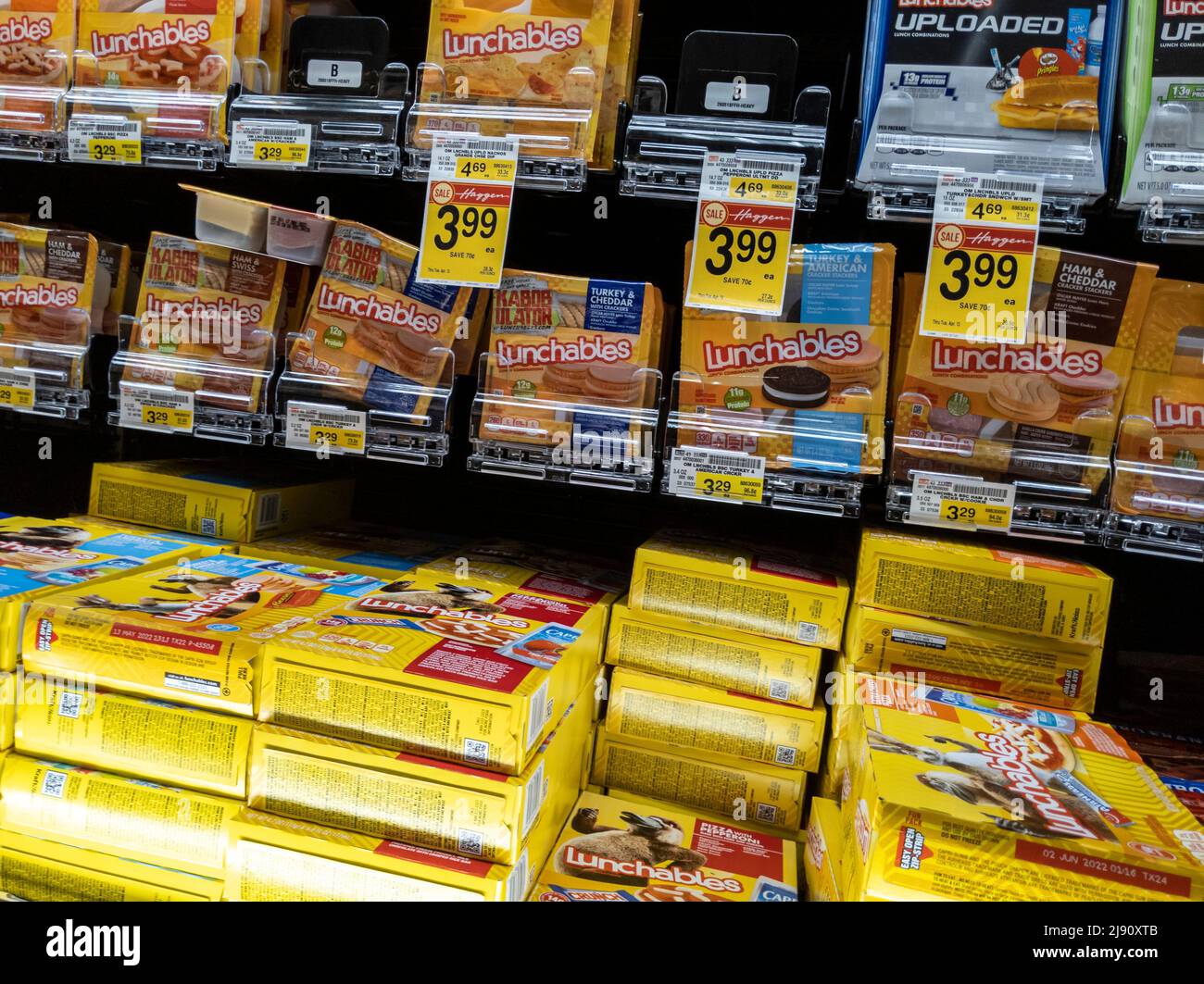 Woodinville, WA USA - circa April 2022: Angled view of a variety of ...