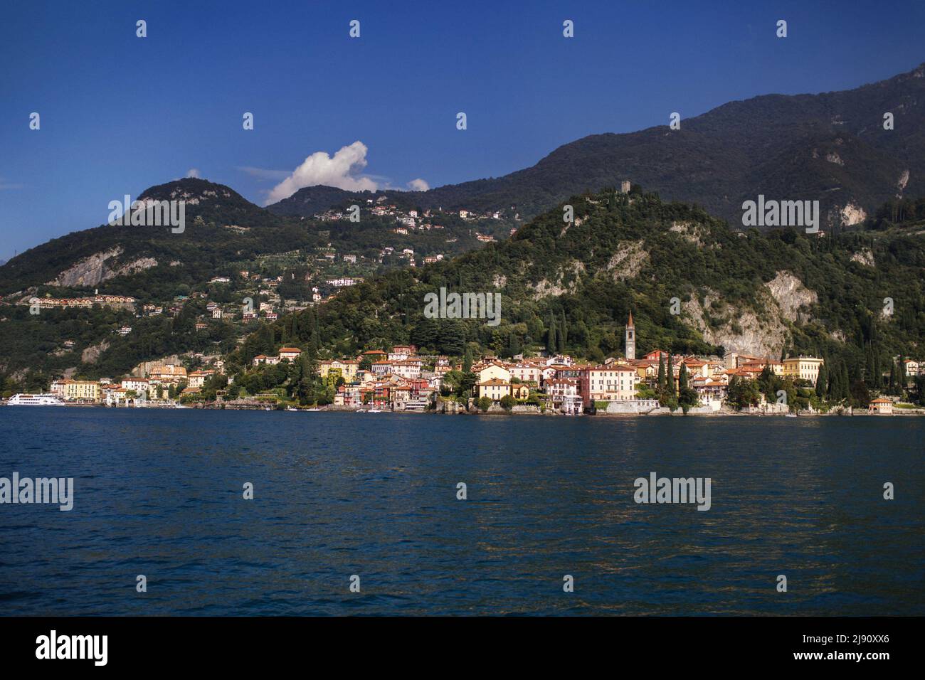 Landscape of the city on Lake Como Stock Photo - Alamy