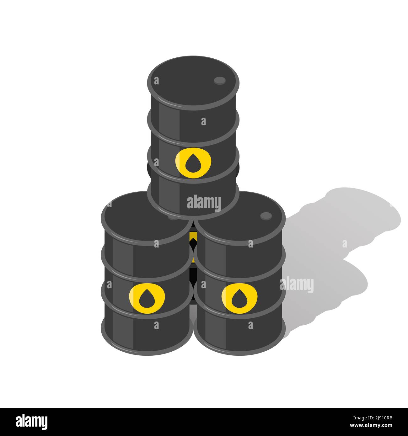 Oil barrels. Fuel industry, pyramid and gasoline, energy petrol, tank ...