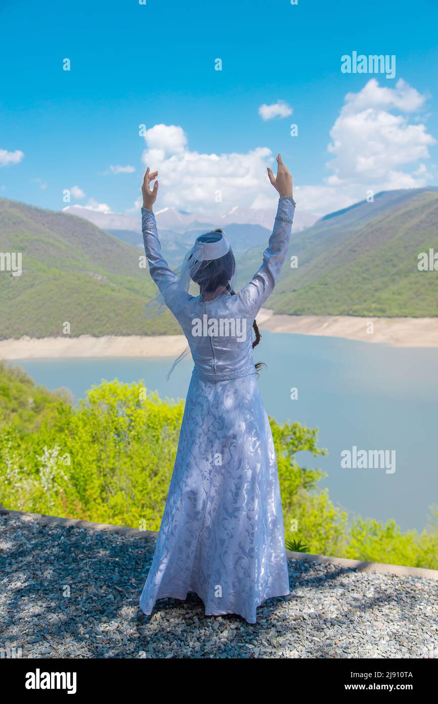 Georgian people in national costumes hi-res stock photography and ...
