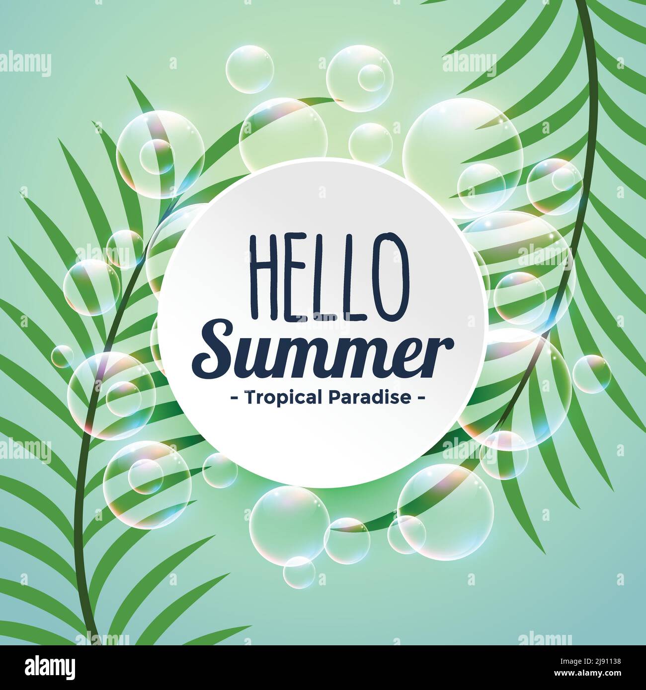 Welcome tropical vector vectors hi-res stock photography and images - Alamy