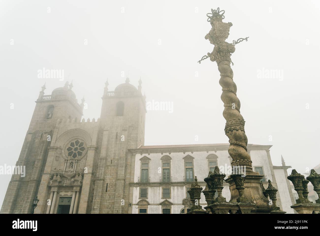 Romanesque Cathedral of Porto, Portugal is a Roman Catholic church ...