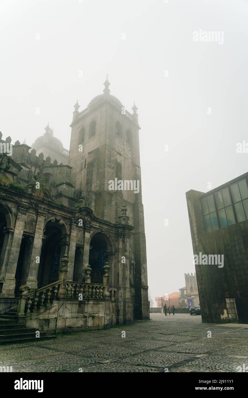 Romanesque Cathedral of Porto, Portugal is a Roman Catholic church ...