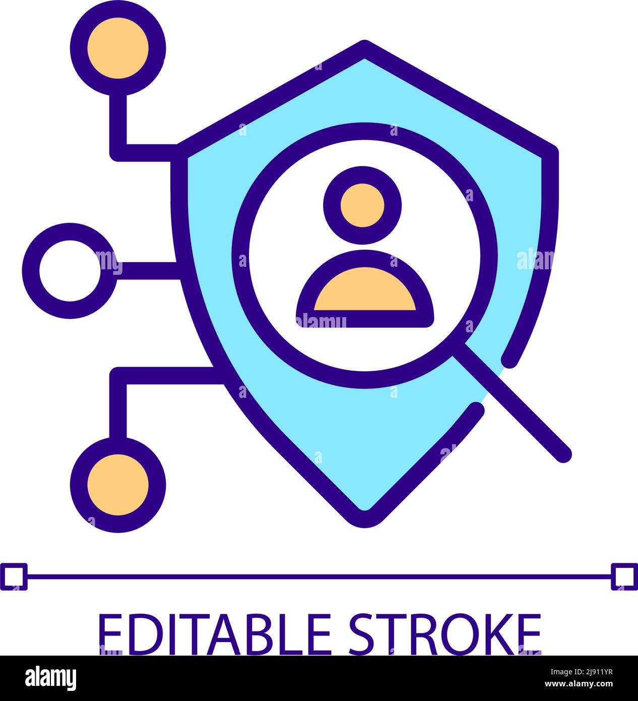 Access control pixel perfect RGB color icon Stock Vector Image & Art - Alamy