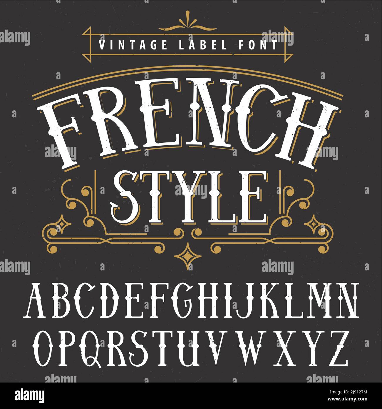 French style vintage poster good to use in any vintage style vector ...