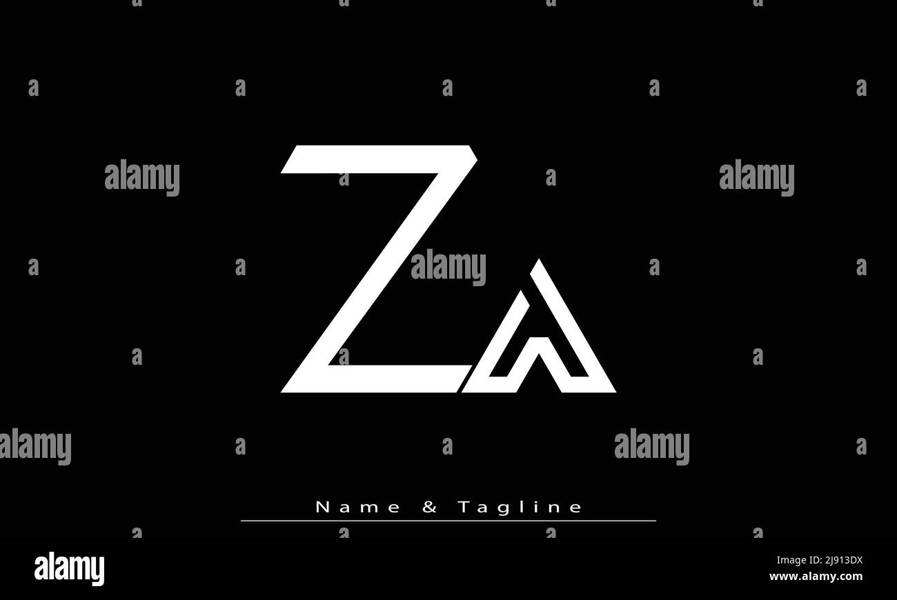 Letter zw logo Stock Vector Images - Alamy