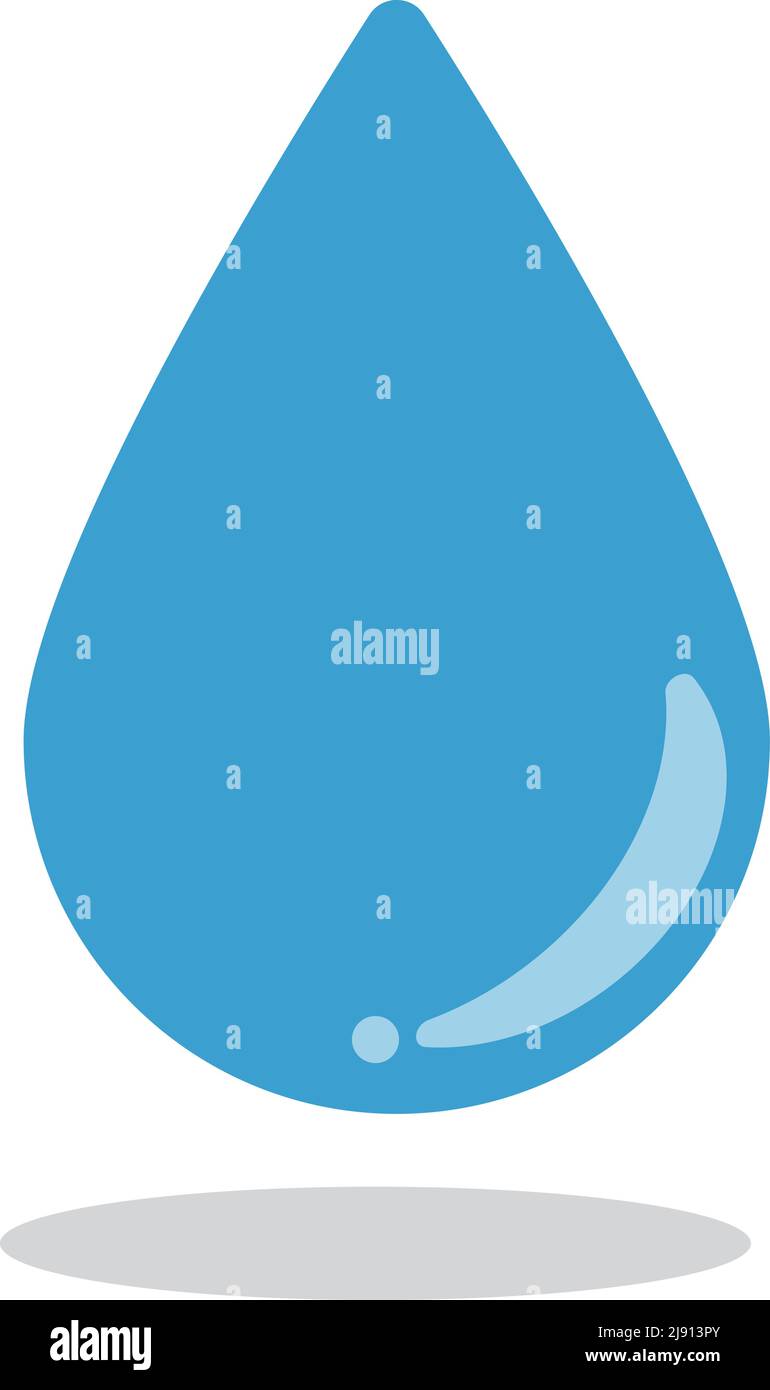 Shiny water droplets icon. Editable vector Stock Vector Image & Art - Alamy