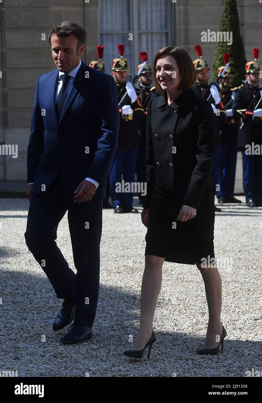 Paris, France on May 19, 2022. French President Emmanuel Macron meets ...