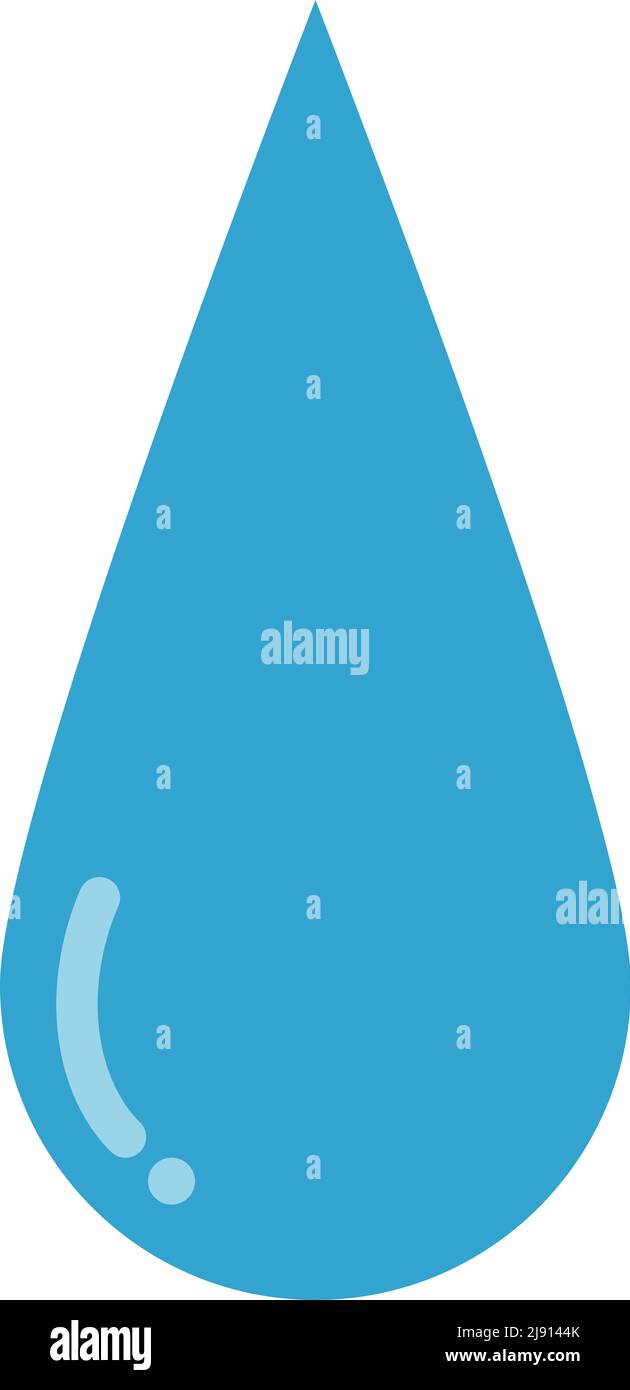 Shiny water droplets icon. Editable vector Stock Vector Image & Art - Alamy