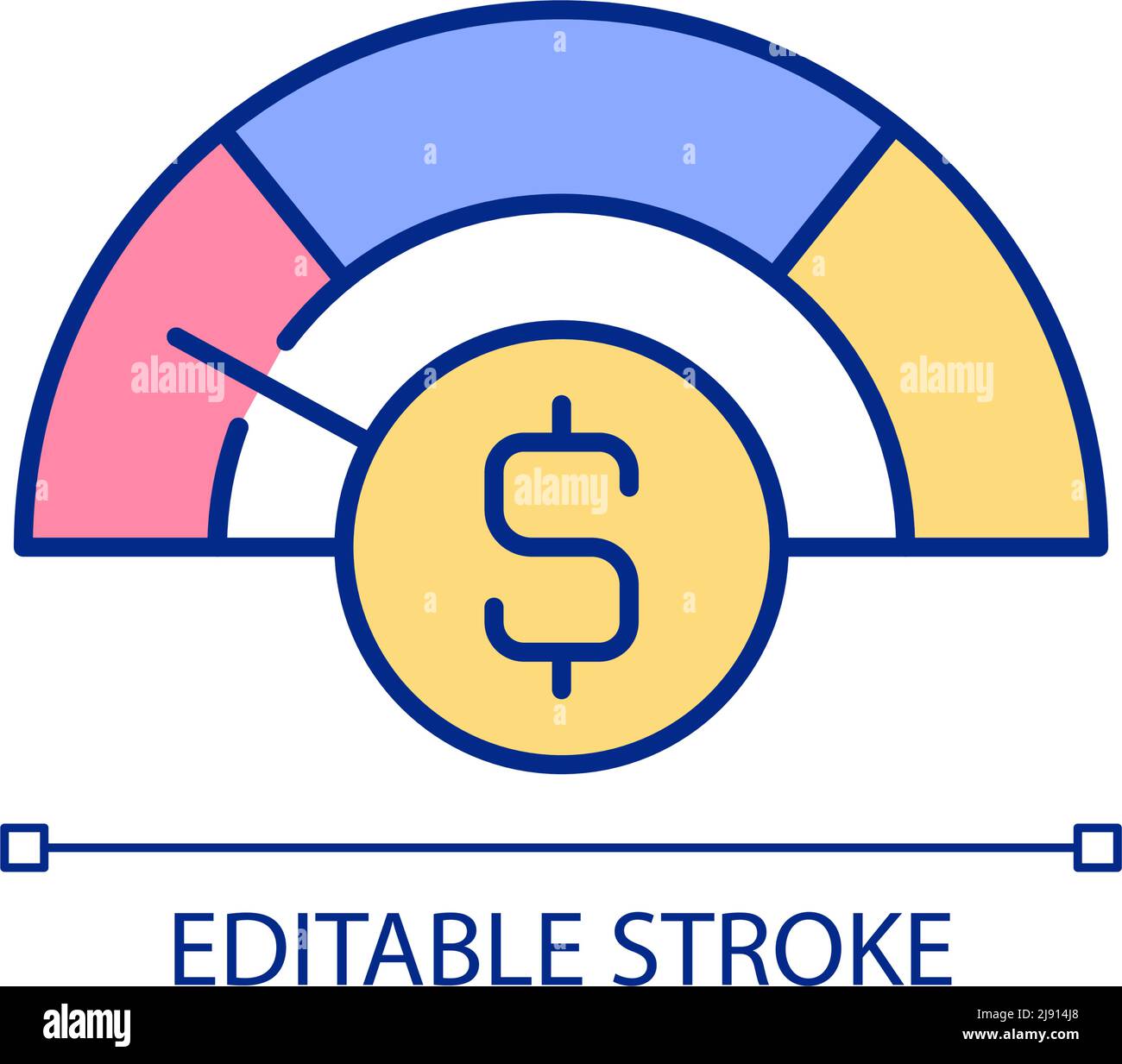 Stock price decline cartoon Cut Out Stock Images & Pictures - Alamy