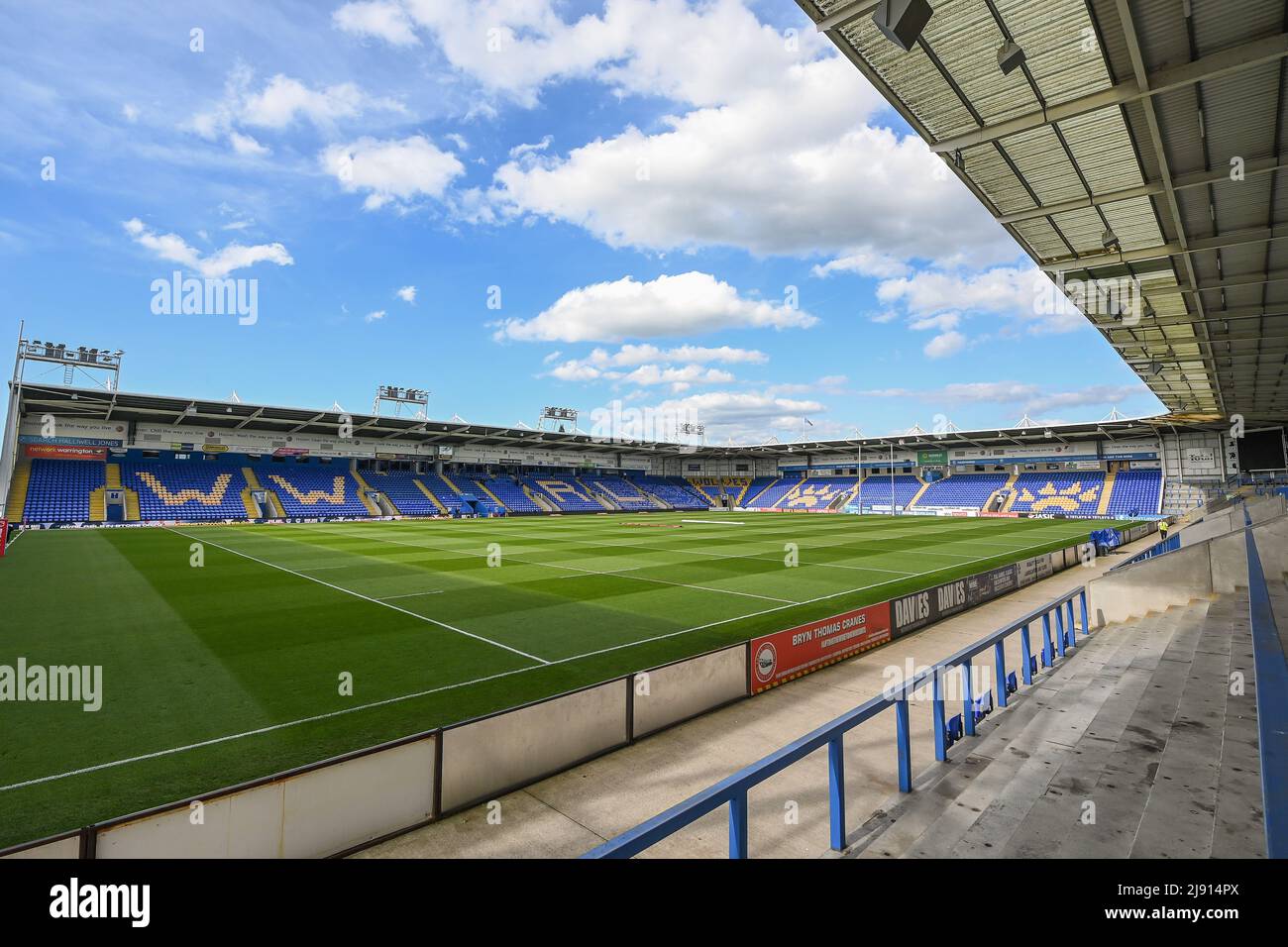 General view of Halliwell Jones Stadium , Home of Warrington Wolves ...
