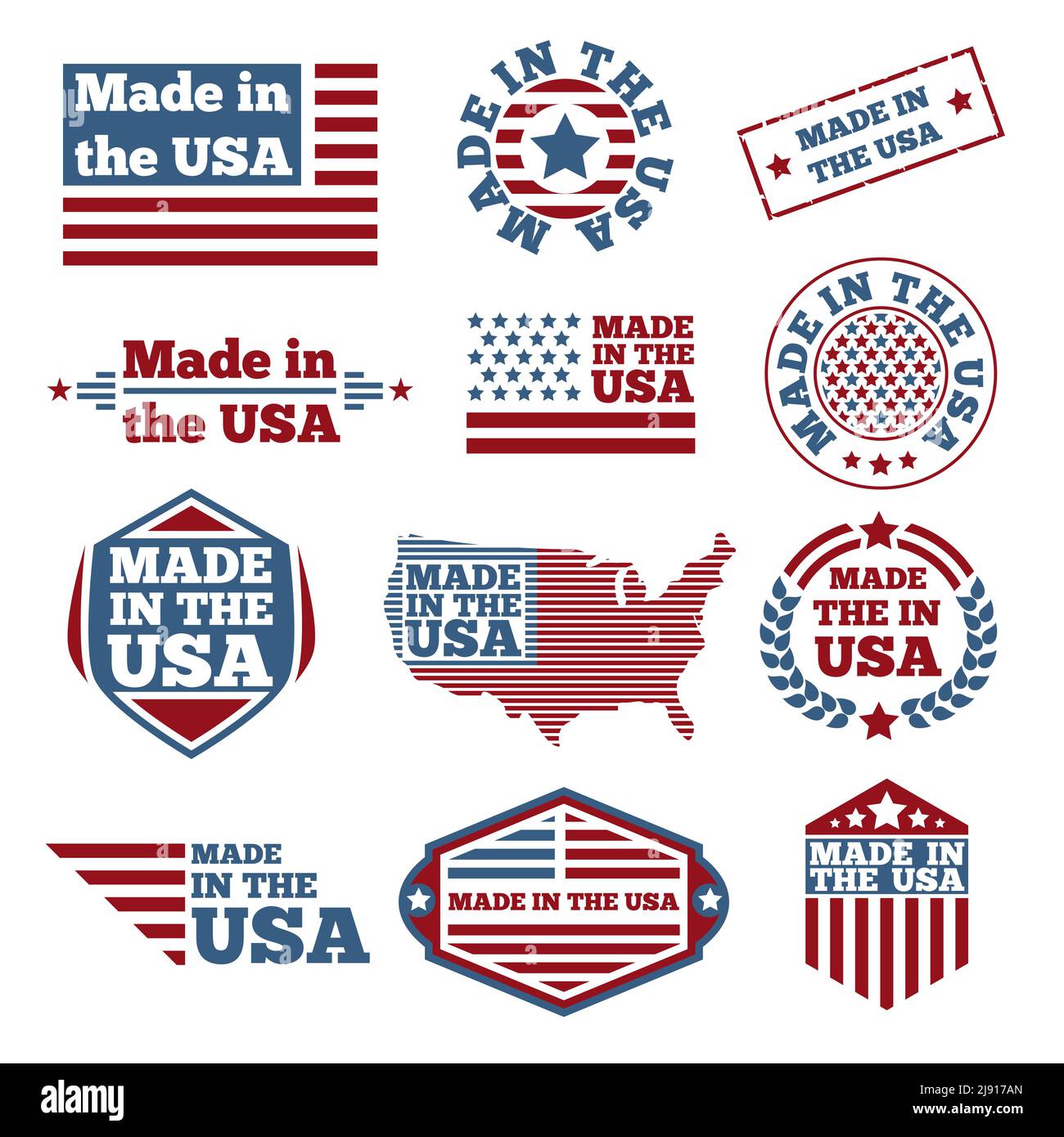 Set labels in national Stock Vector Images - Alamy