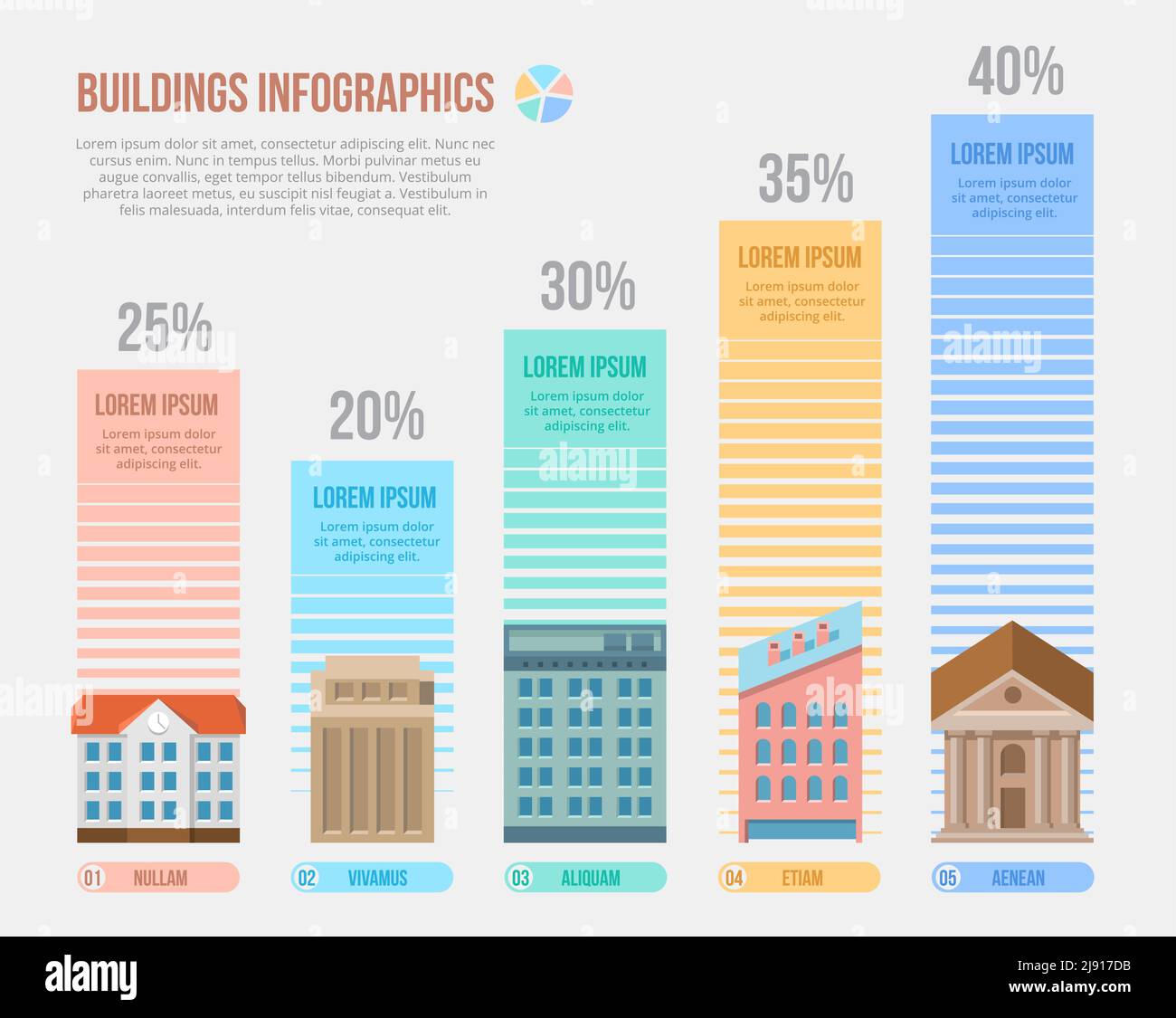 Engineering and building infographics. Construction industrial city ...