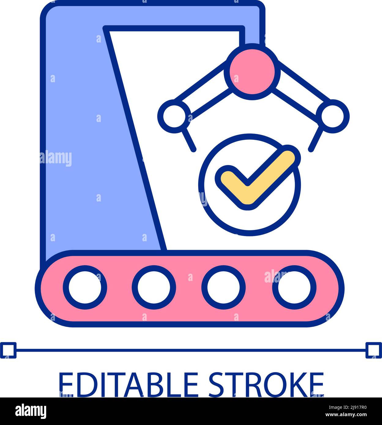 Manufacturing safety RGB color icon Stock Vector Image & Art - Alamy