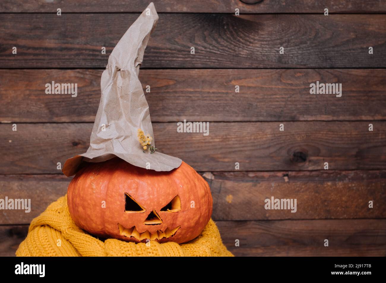 Pumpkin Carving Witch Face