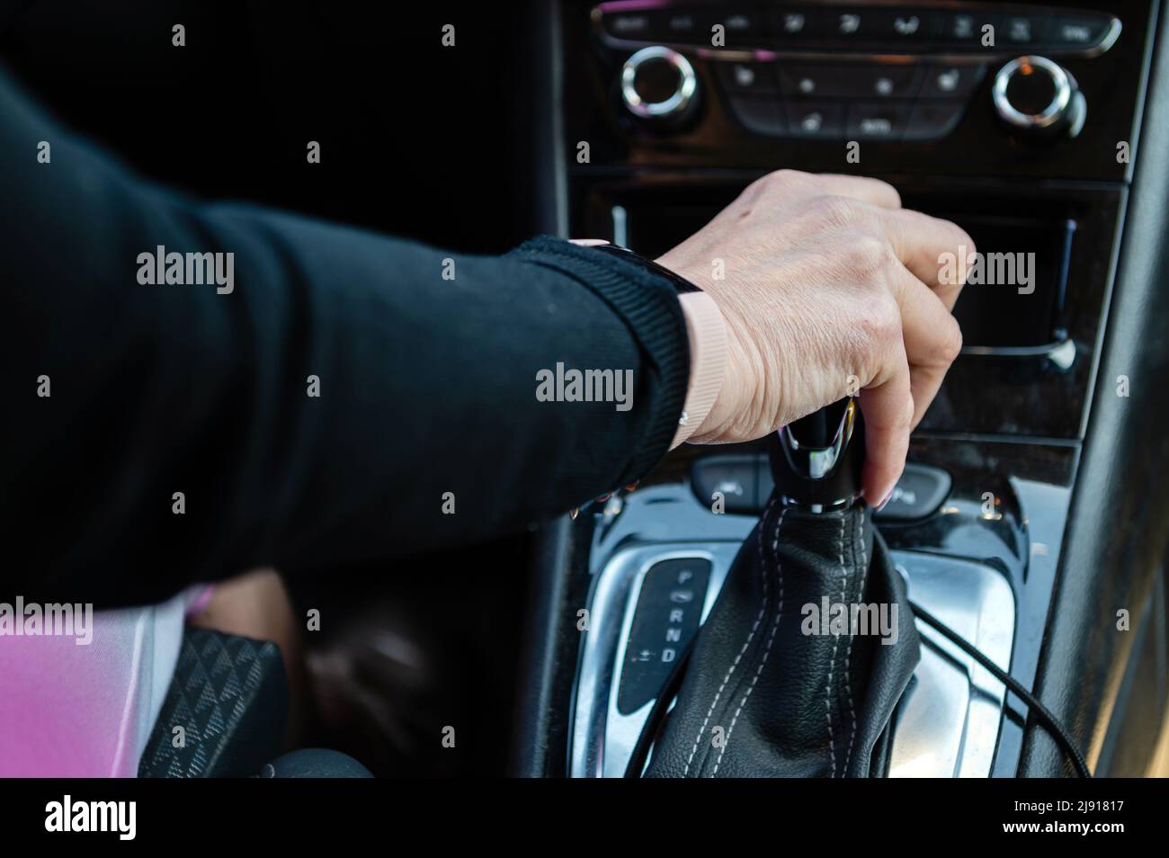 Gear stick woman hi-res stock photography and images - Alamy