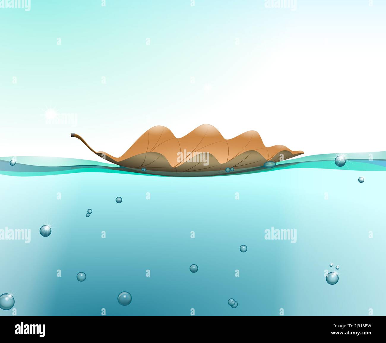 Shadows water Stock Vector Images - Alamy