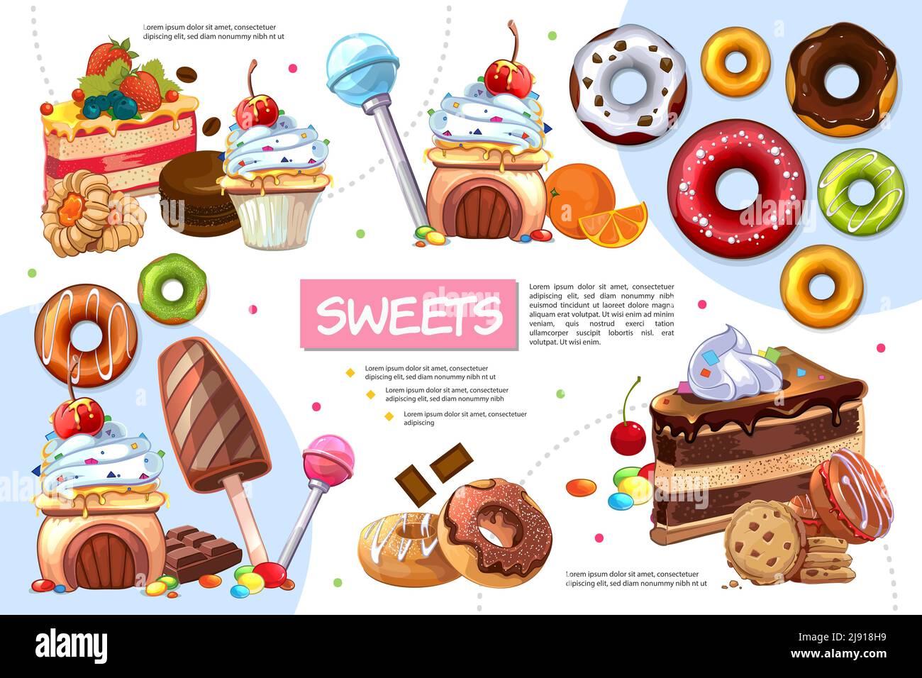 Orange cream biscuits Stock Vector Images - Alamy