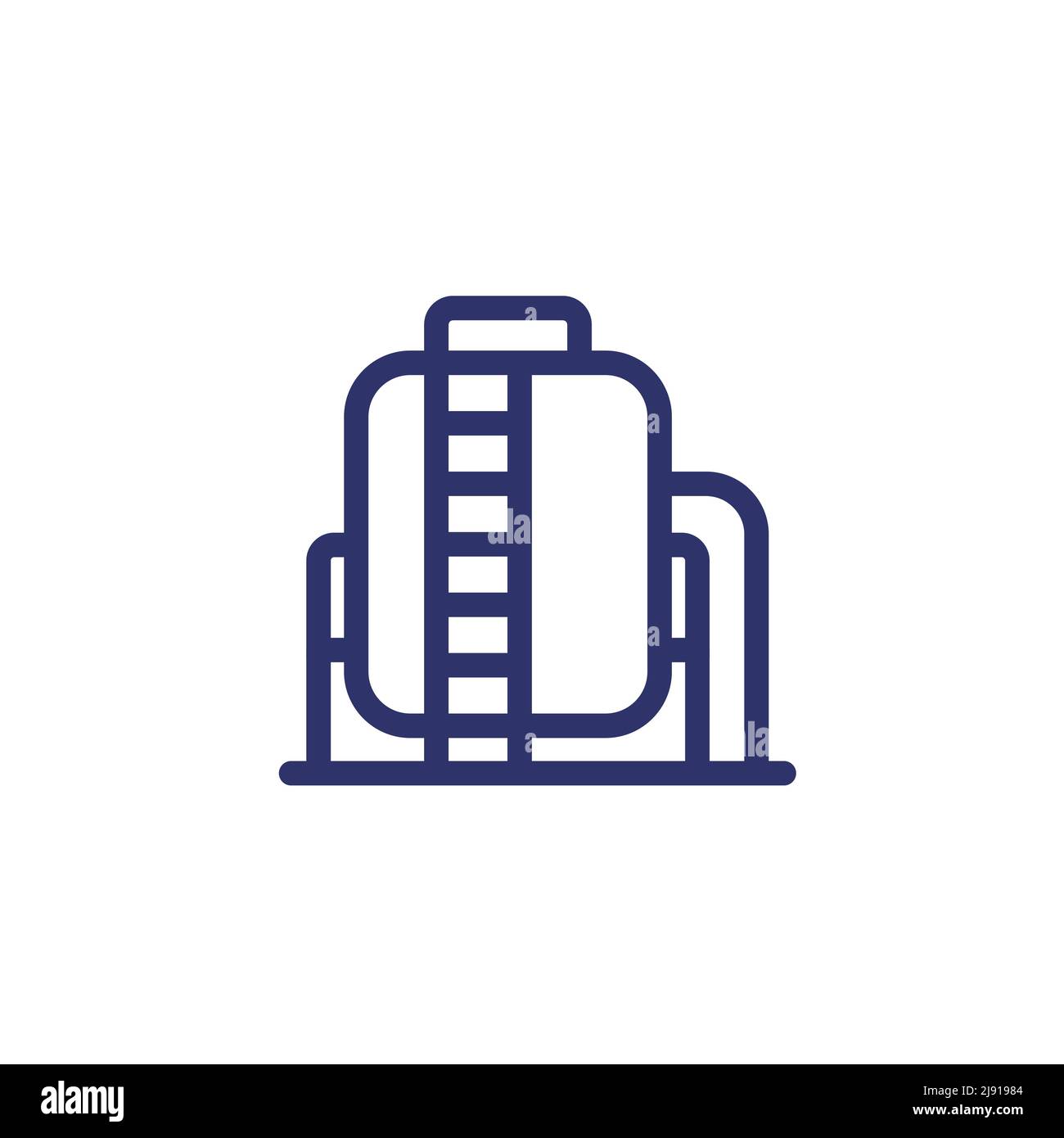 Liquid hydrogen fuel tank Stock Vector Images - Alamy