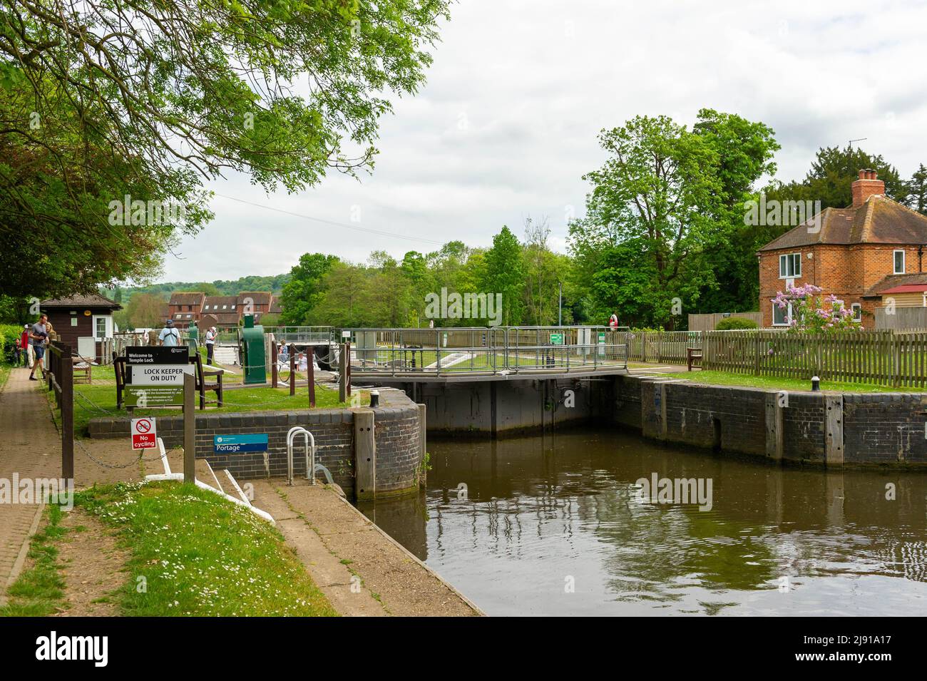 Temple Lock, Berkshire,England Stock Photo - Alamy