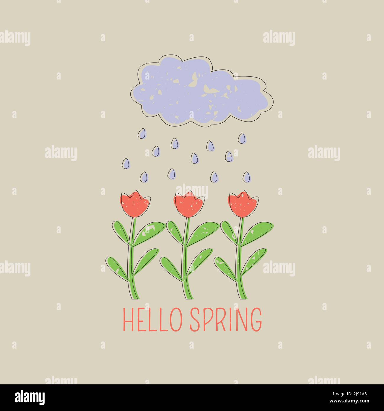 Rain march Stock Vector Images - Alamy