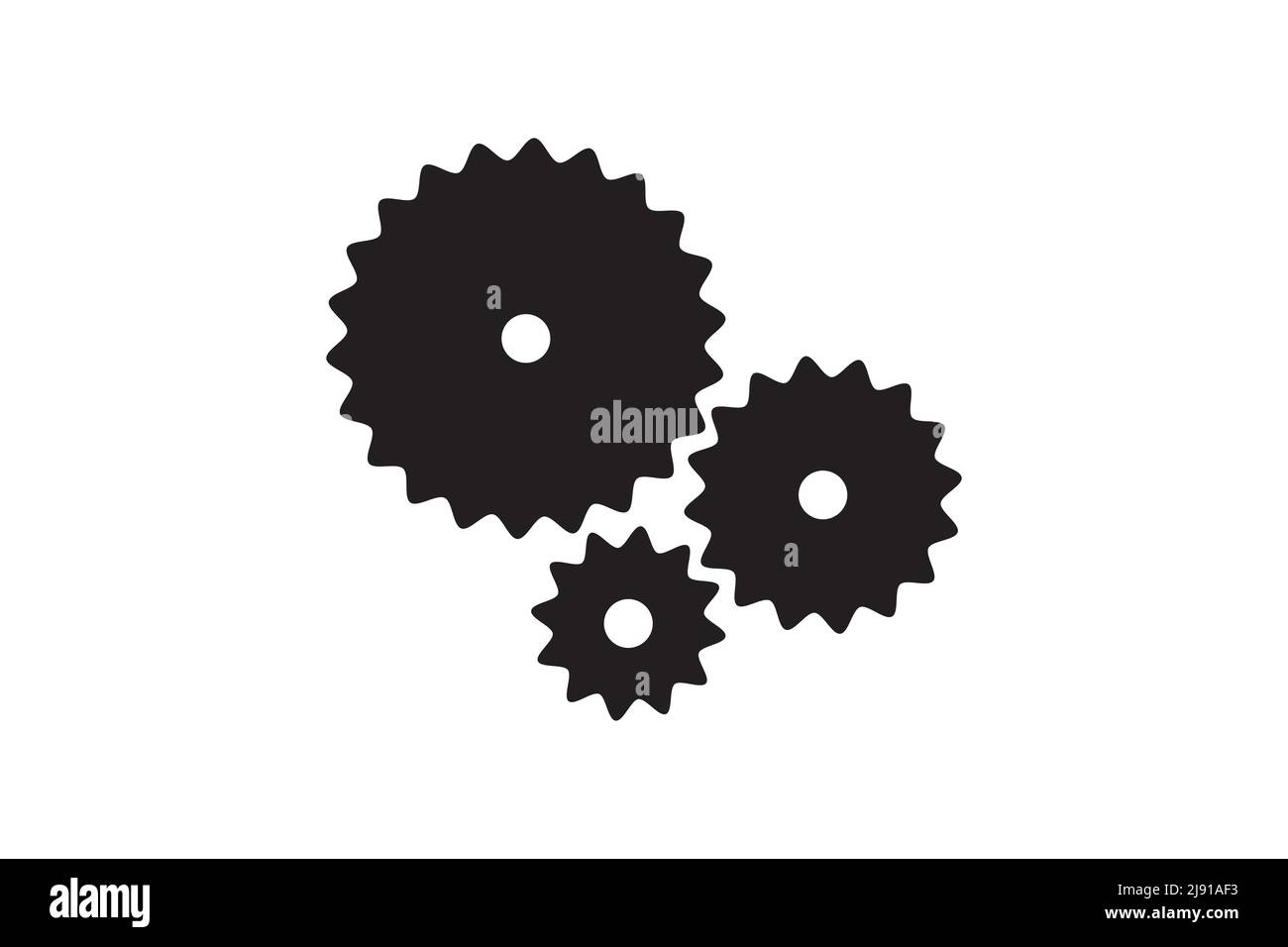 Setting icon vector with work cog gear element. Cogweel mechanism ...