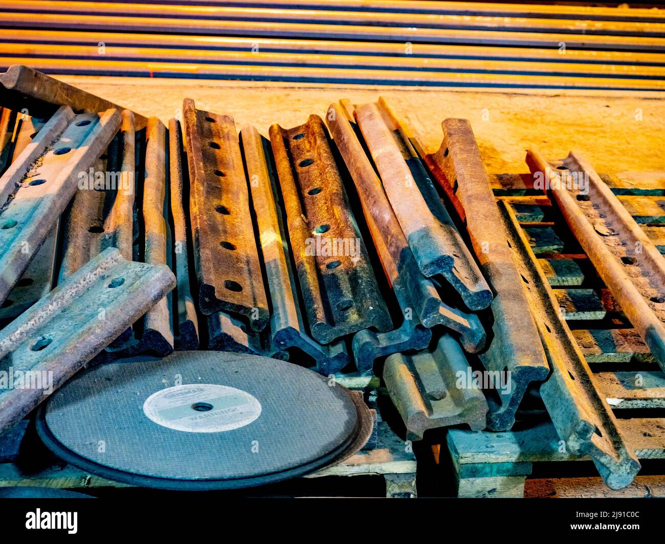 Rusty Industrial Parts Stock Photo - Alamy