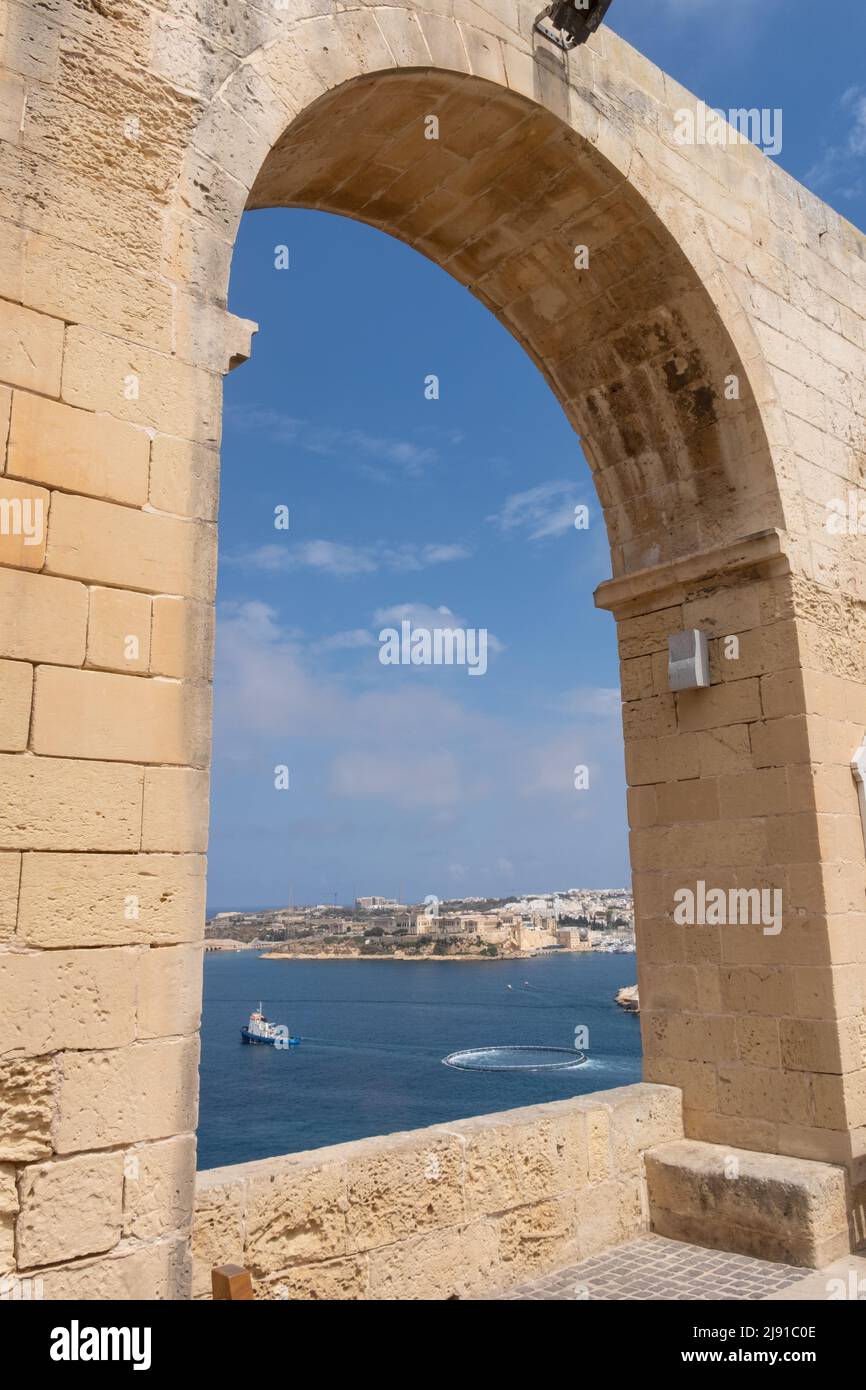 Upper Barraka Gardens, Valletta, Malta Stock Photo - Alamy