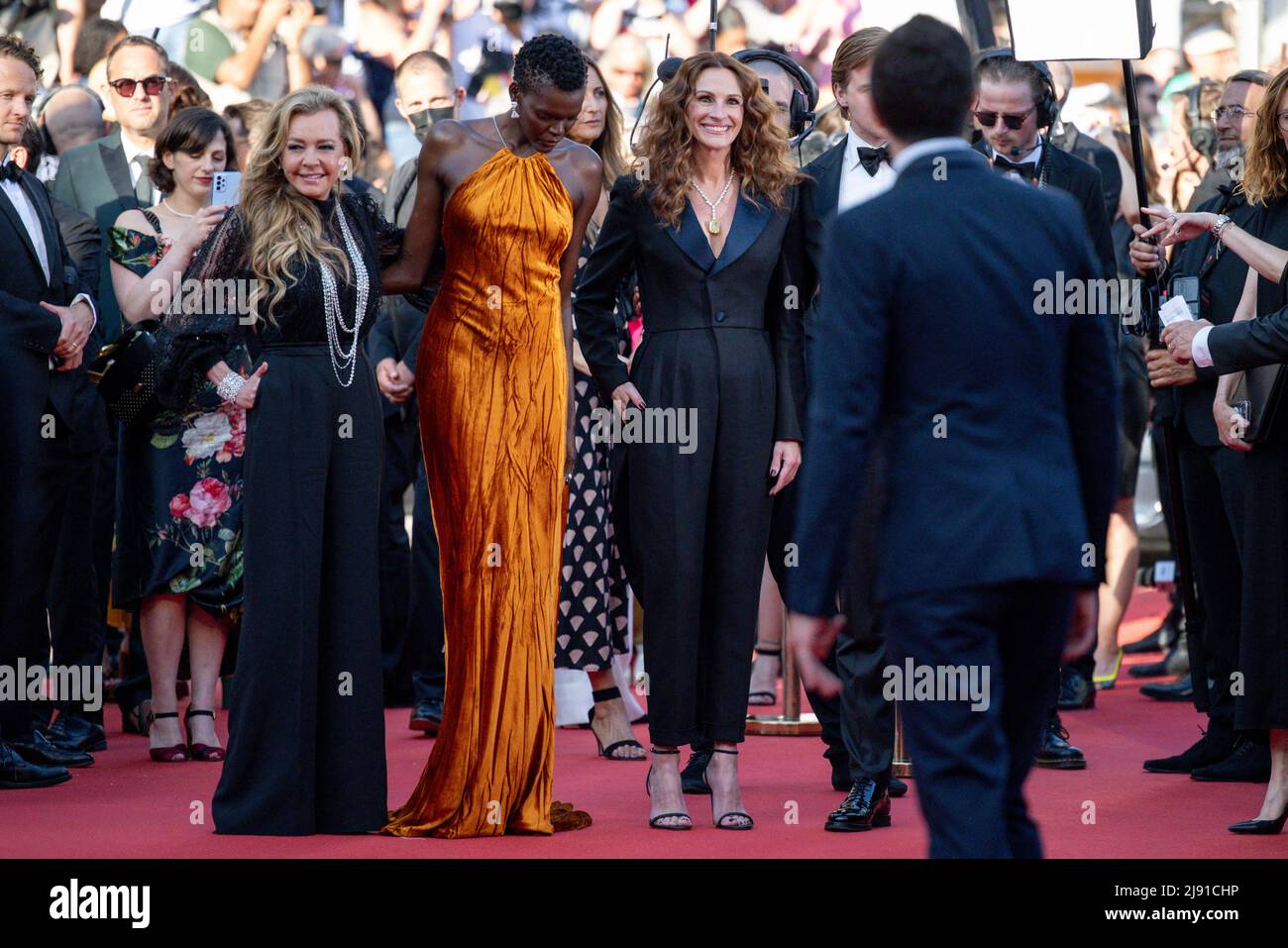 Caroline Scheufele, Sheila Atim, Jack Lowden and Julia Roberts attend ...