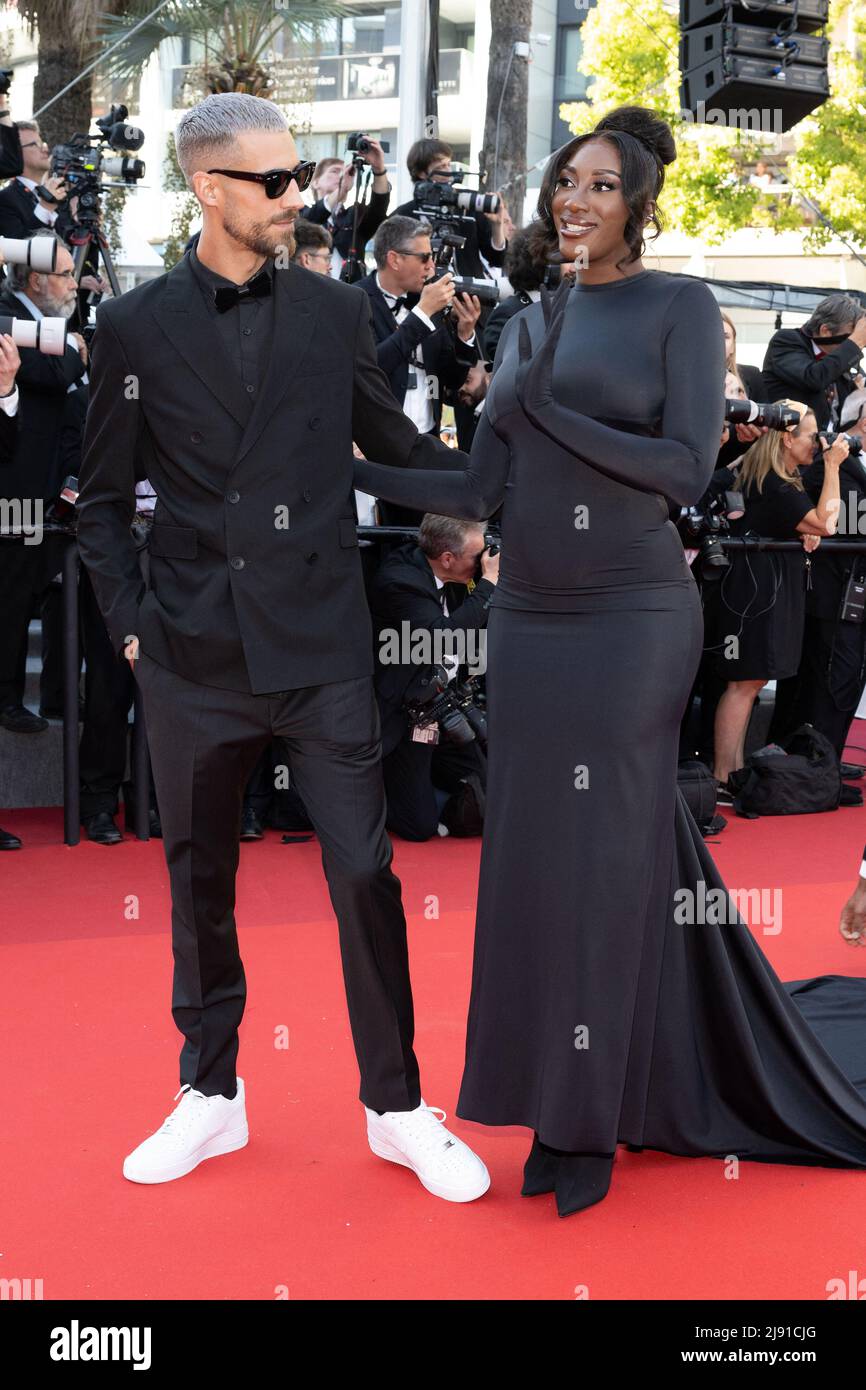 Cannes, France. May 19, 2022, Vladimir Boudnikoff and Aya Nakamura ...