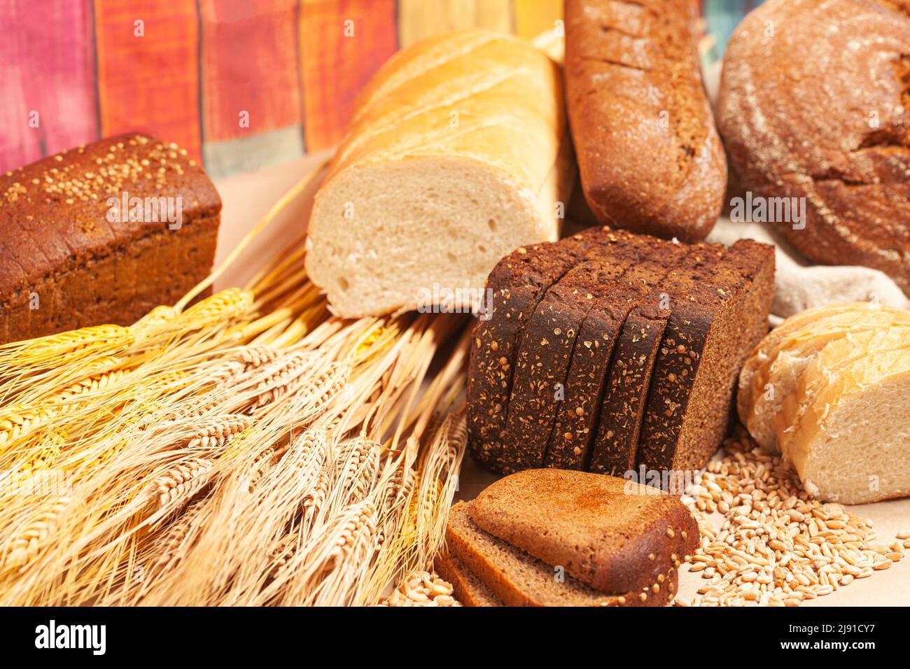 Different types grains seeds hi-res stock photography and images - Alamy