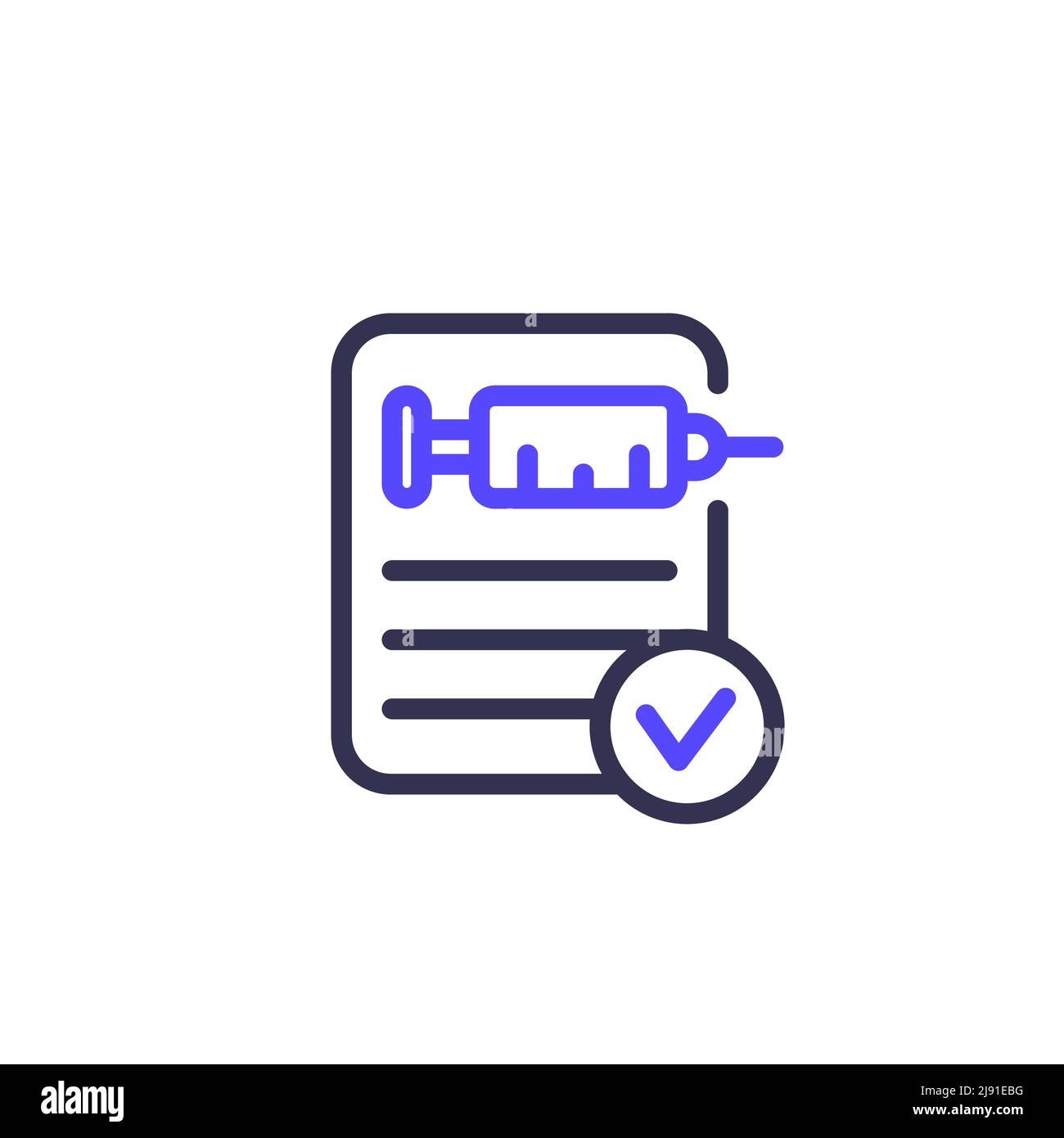 Immunity syringe icon outline Stock Vector Images - Alamy