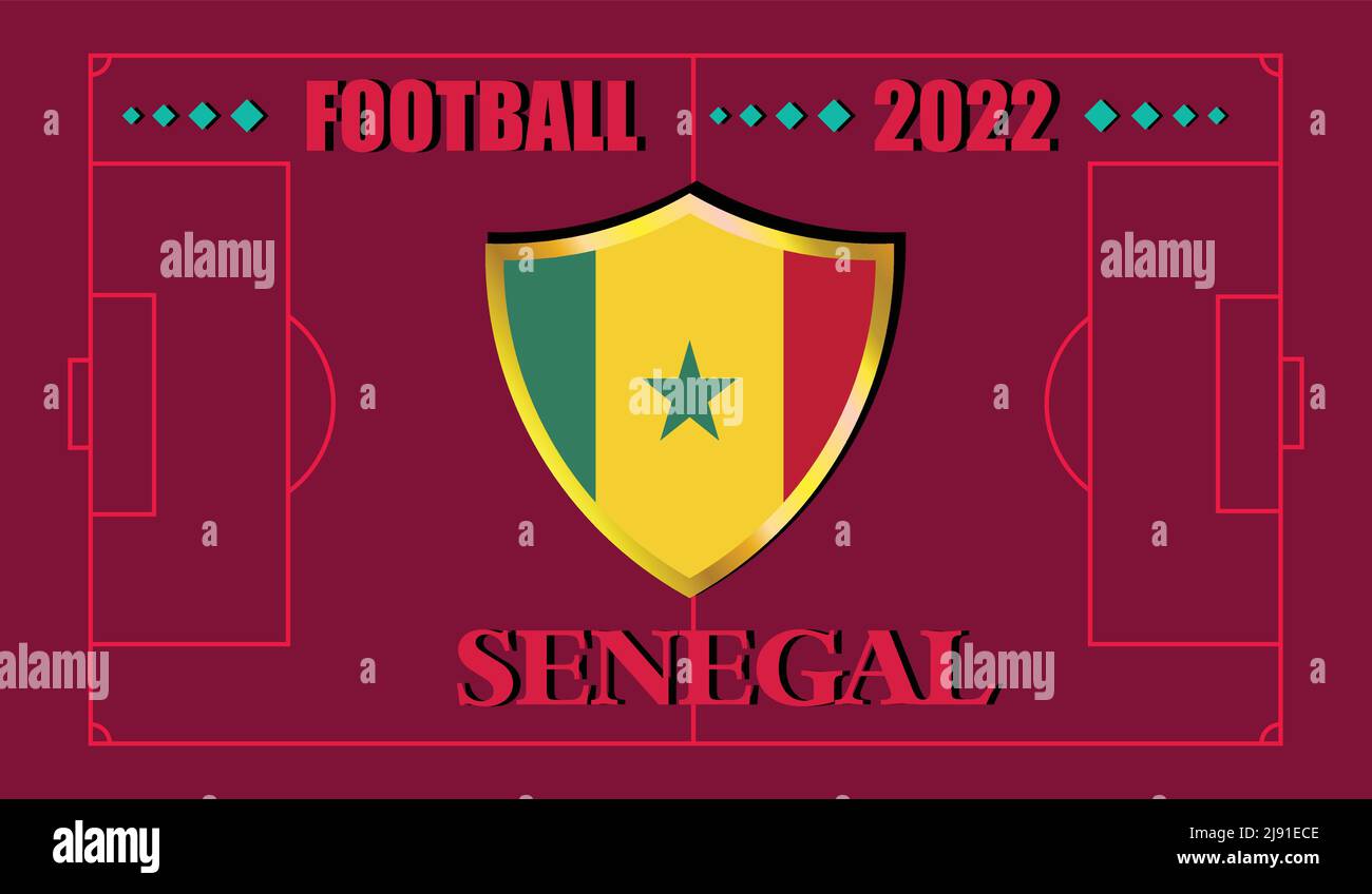 Senegal football logo Stock Vector Images - Alamy