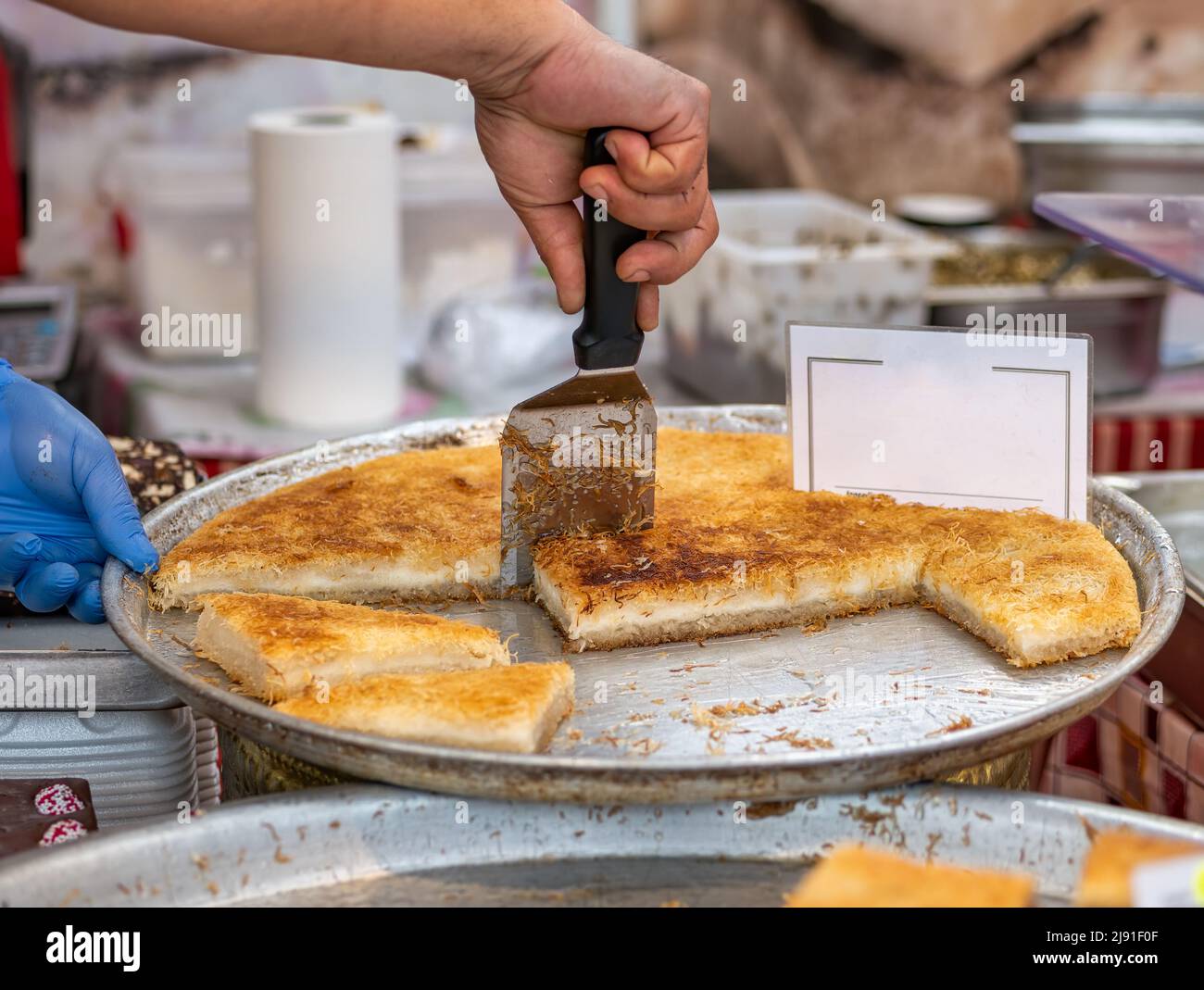 Knafeh traditional arabic middle hi-res stock photography and images ...