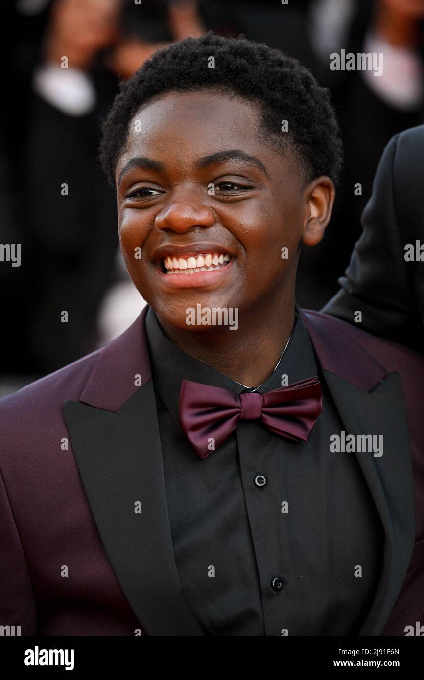 Jaylin Webb attending the premiere of the movie Armageddon Time the ...