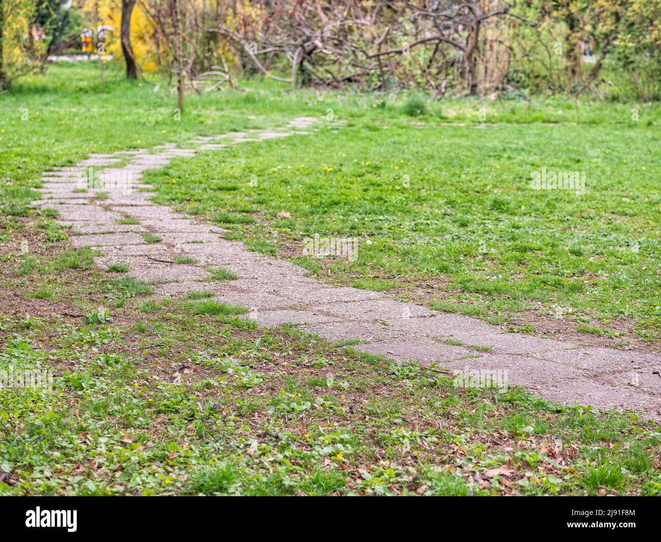 Paved foot path background hi-res stock photography and images - Alamy