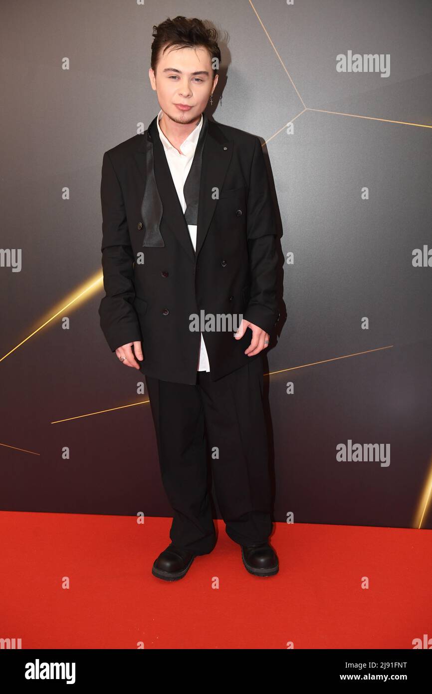 Moscow. The singer of Lyriq (Kirill Ermakov) at a ceremony of delivery musical a premii'zhara of ...