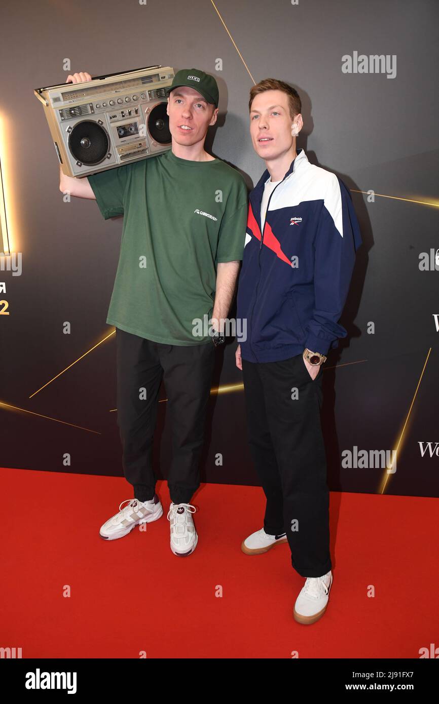 Moscow. Soloists of the DABRO group Ivan Zasidkevich and Mikhail ...