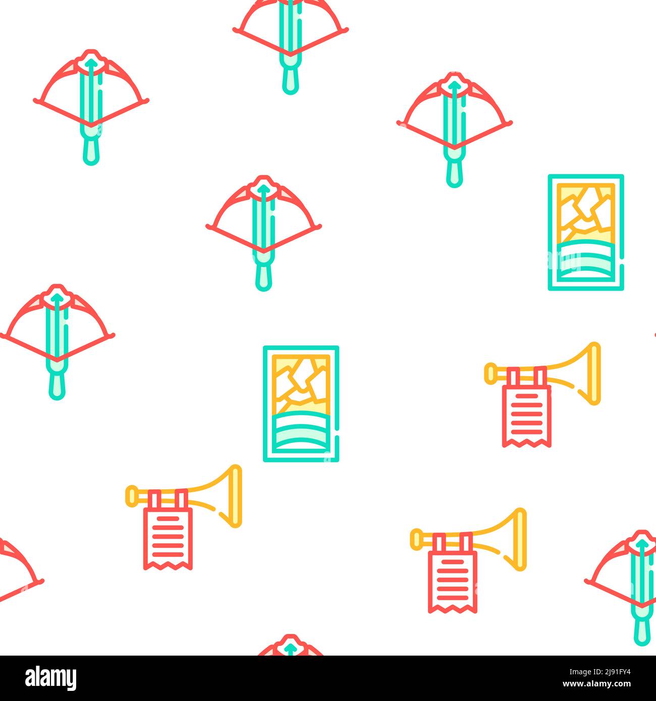 Medieval Middle Age Collection Icons Set Vector Stock Vector Image ...