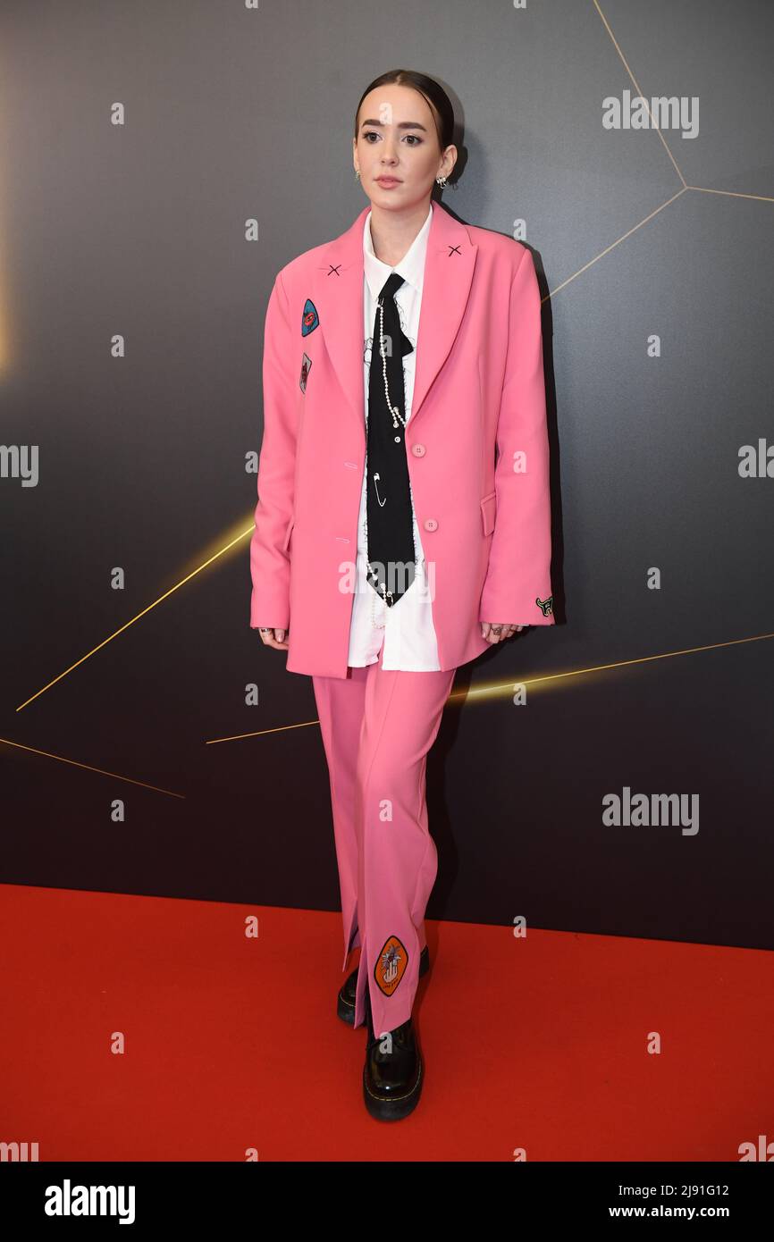 Moscow. The singer Asiya (Anastasia Alentyeva) at a ceremony of ...