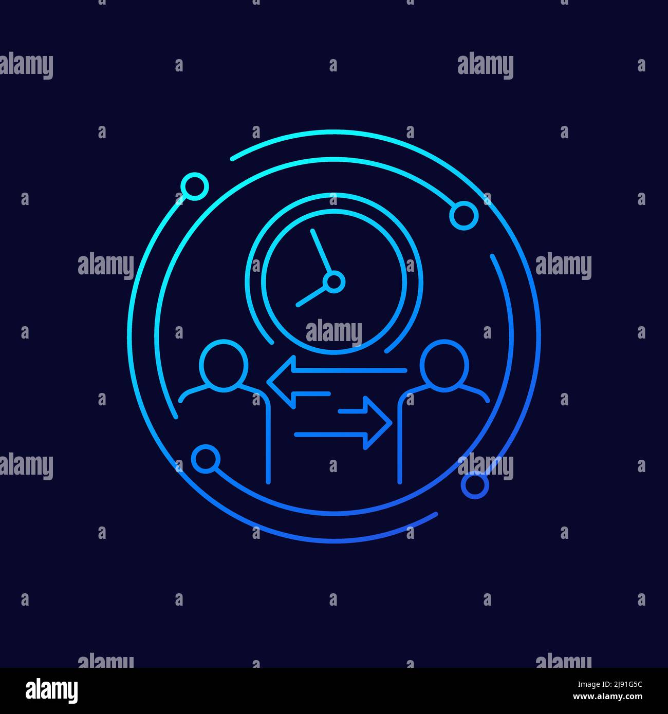 Time combine Stock Vector Images - Alamy