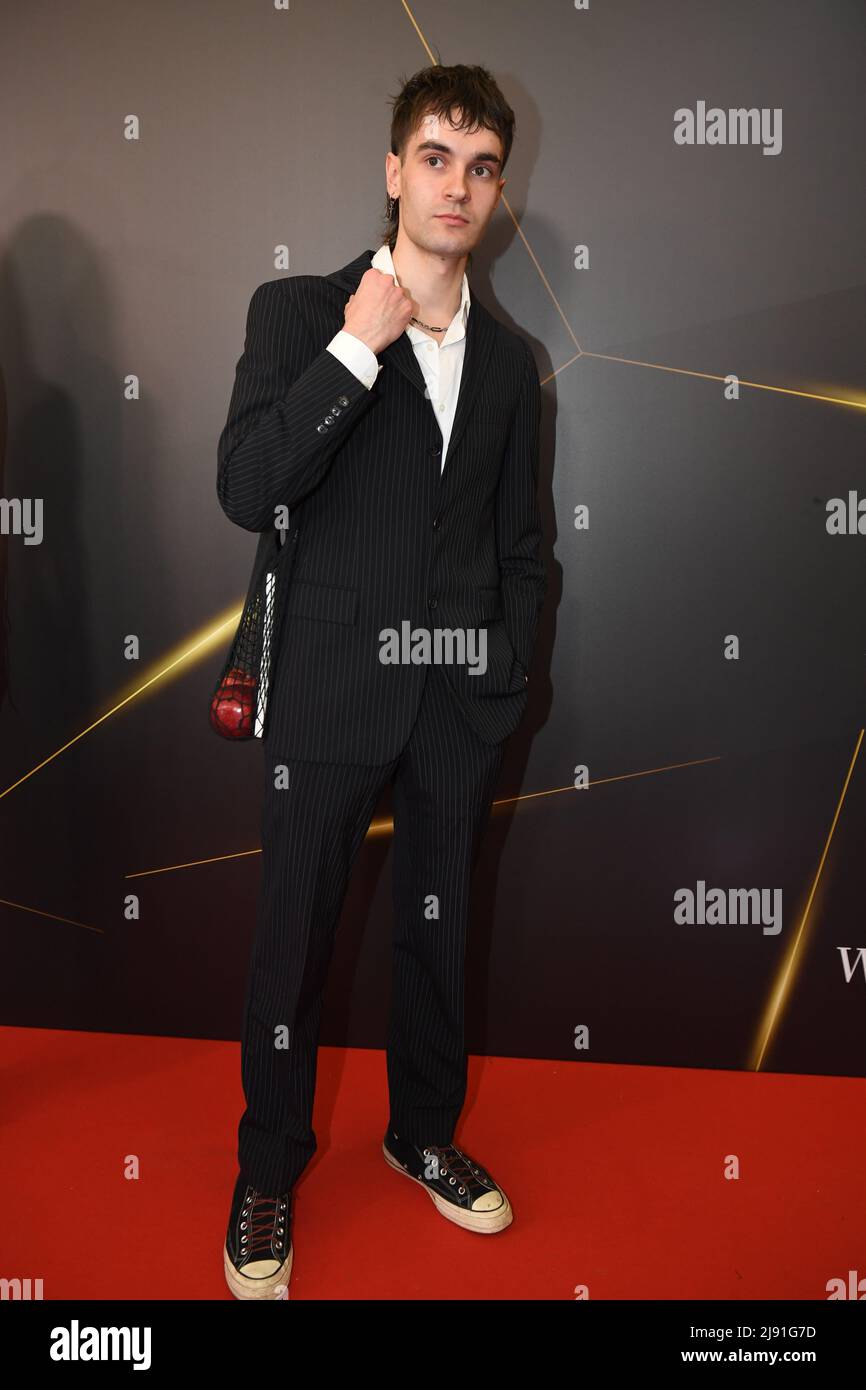 Moscow. The singer Nikita Kiosse at a ceremony of delivery musical a ...