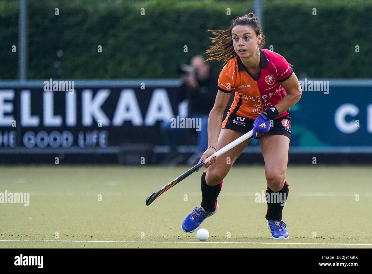 TILBURG, NETHERLANDS - MAY 19: Marlena Rybacha of Oranje-Rood D1 during ...