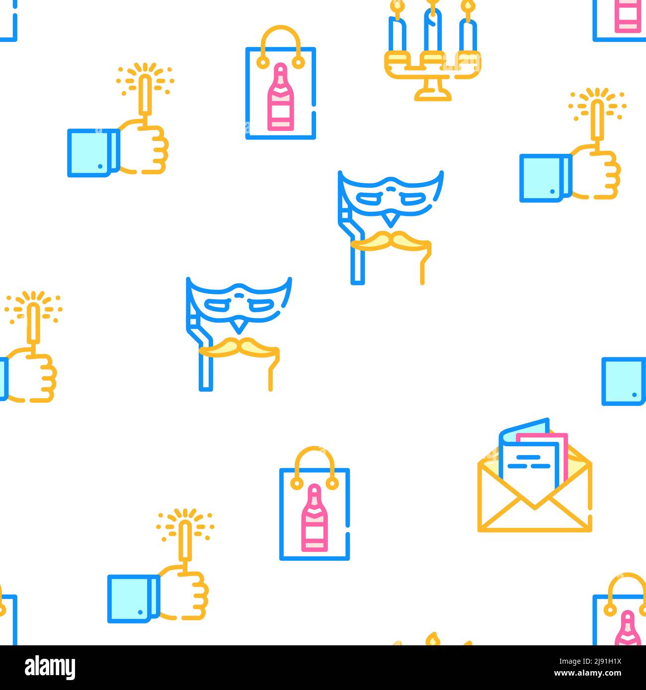 Birthday party bag balloons Stock Vector Images - Alamy