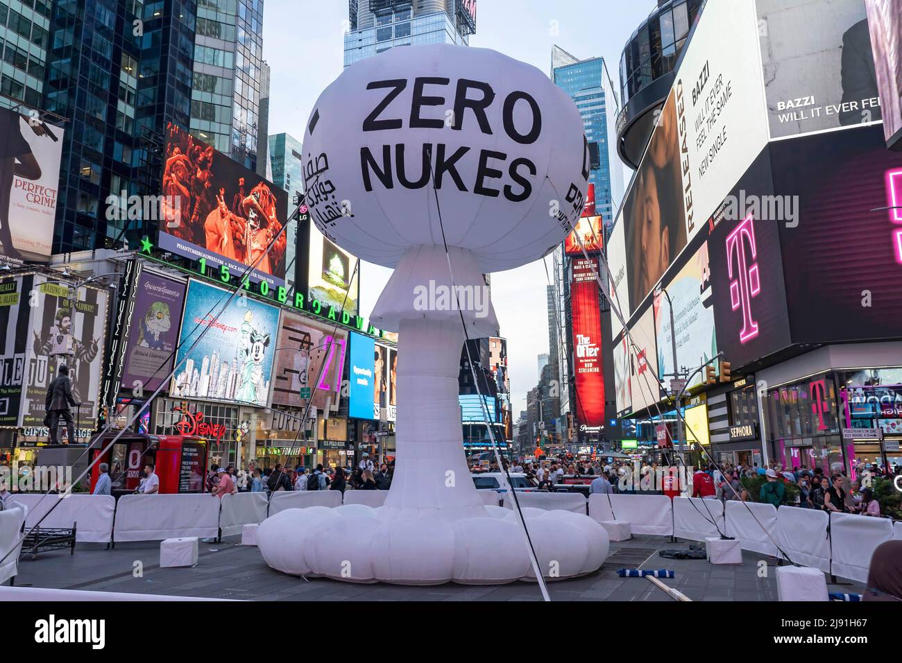 New York, United States. 18th May, 2022. An art installation in the ...