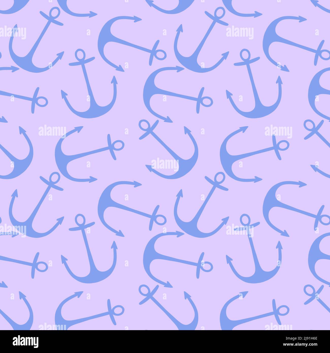 Summer seamless cartoon fish hook pattern for textiles and packaging ...