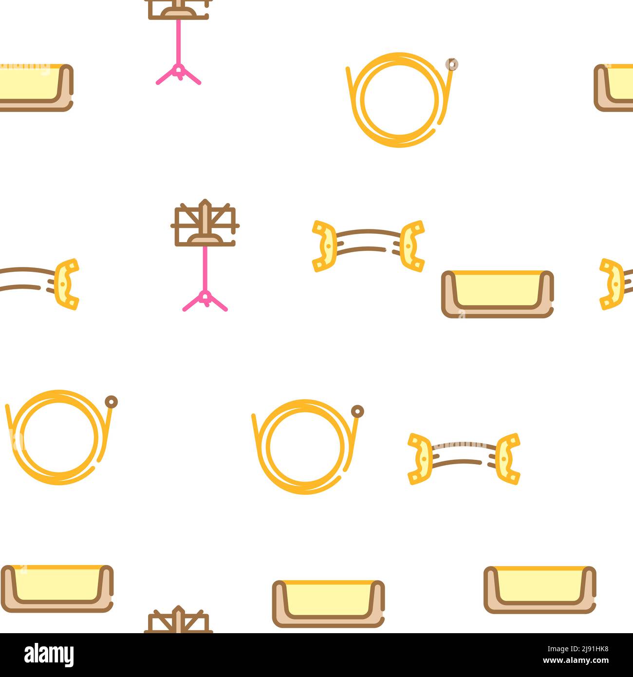 Violin String Musical Instrument Icons Set Vector Stock Vector Image ...