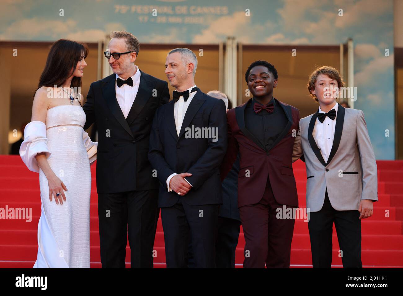 Cannes, France. May 19, 2022, Anne Hathaway, Director James Gray ...